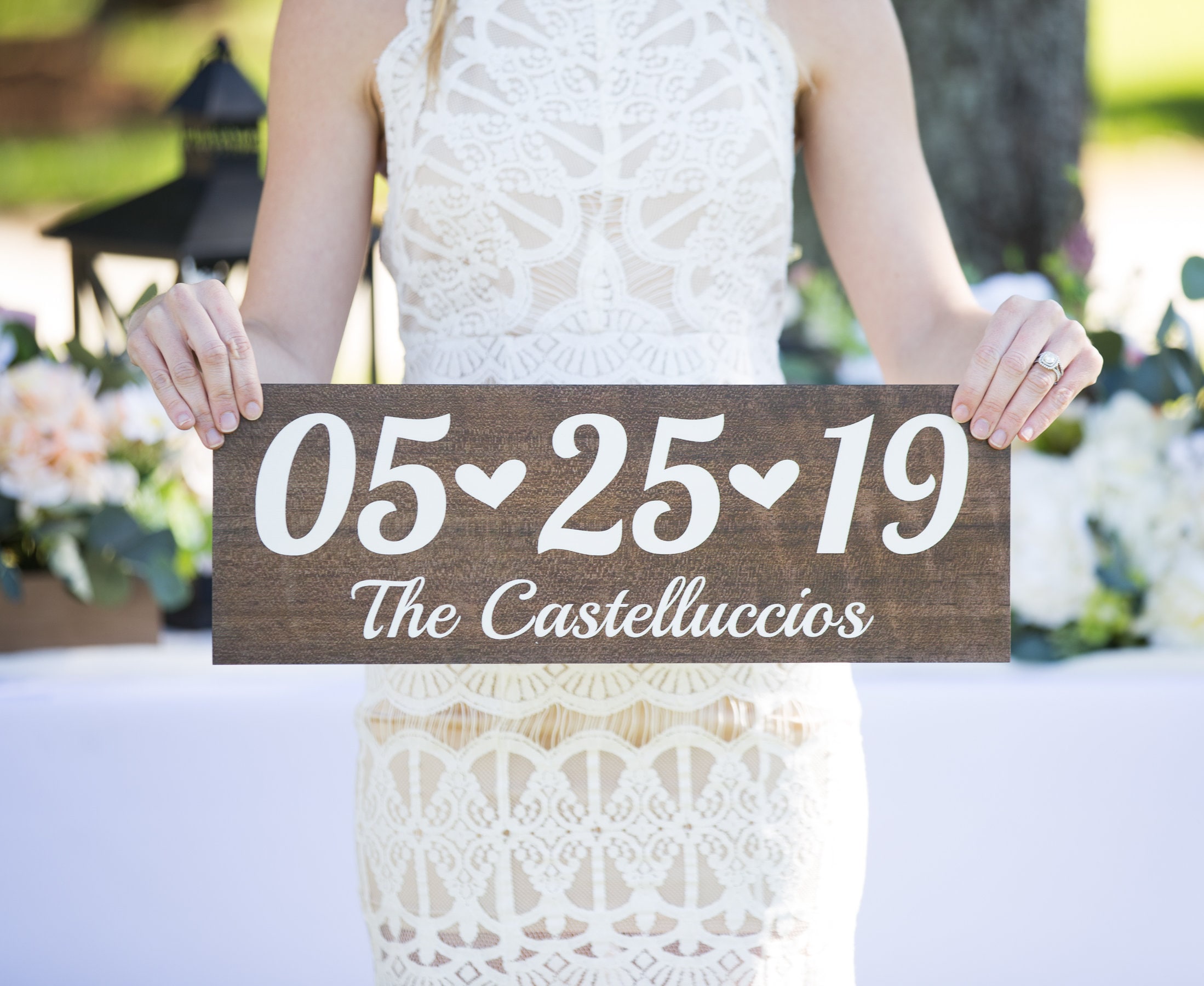 Personalized Wedding Date Sign Save the Date or Wedding Gift | Etsy