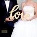 Love Sign for Wedding Decor or Photo Prop Large Word Cutout Letters ...
