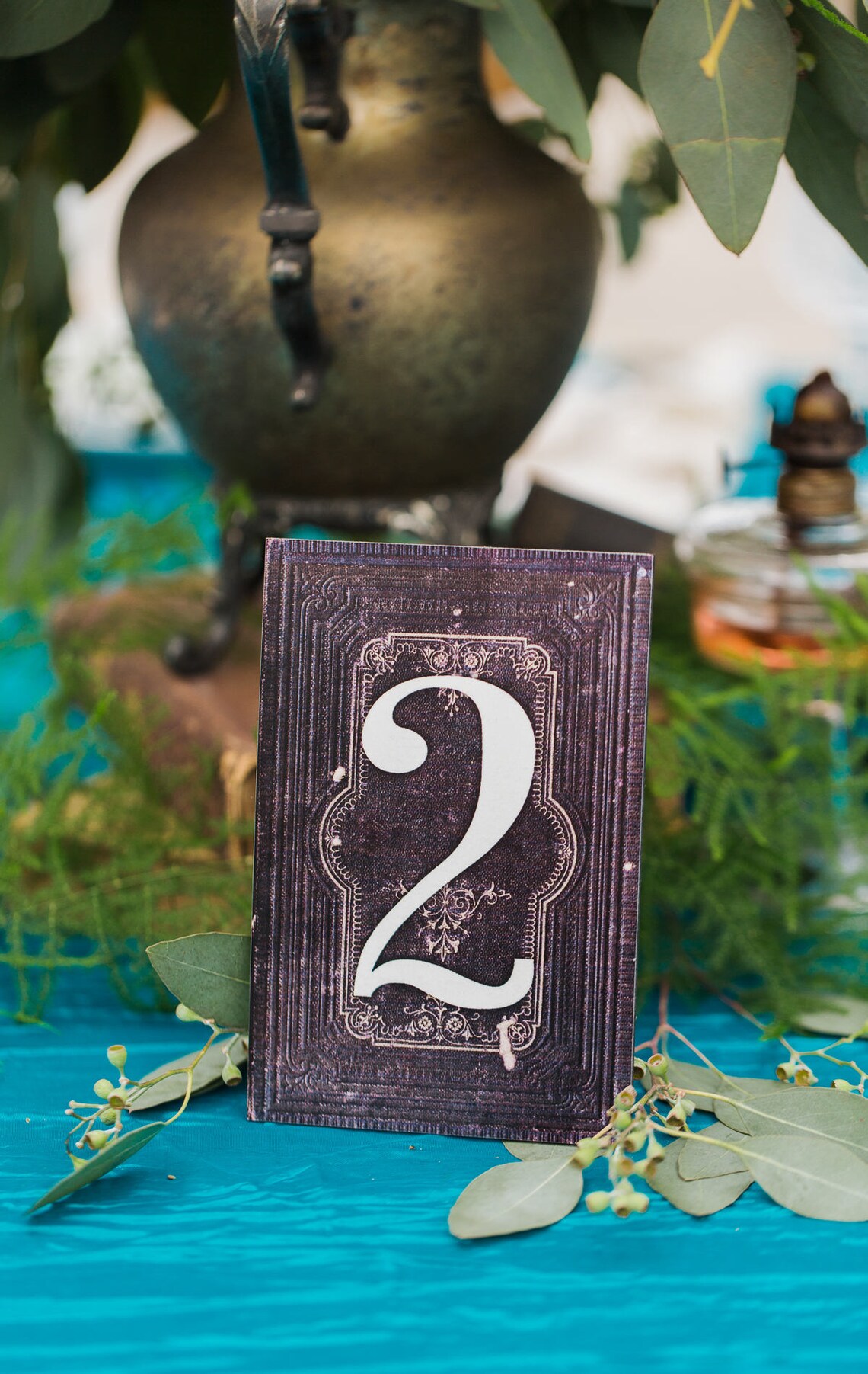 Wedding Wedding Table Numbers on Stands Literary Book - Etsy