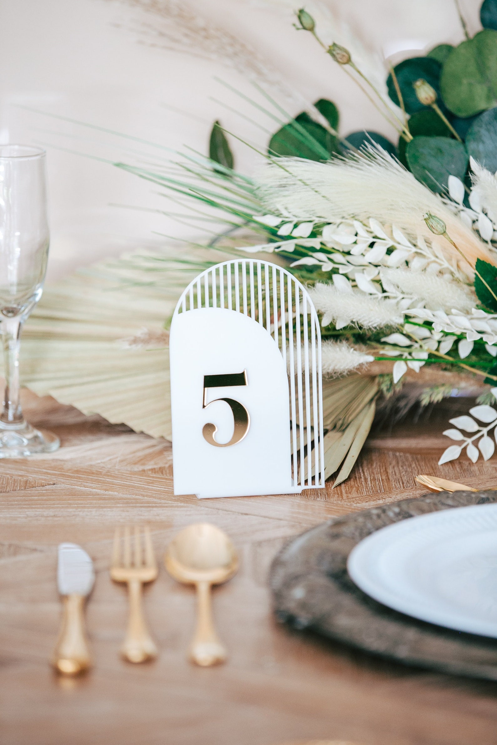 Wedding Arch Table Numbers Wedding Midcentury Modern Party - Etsy