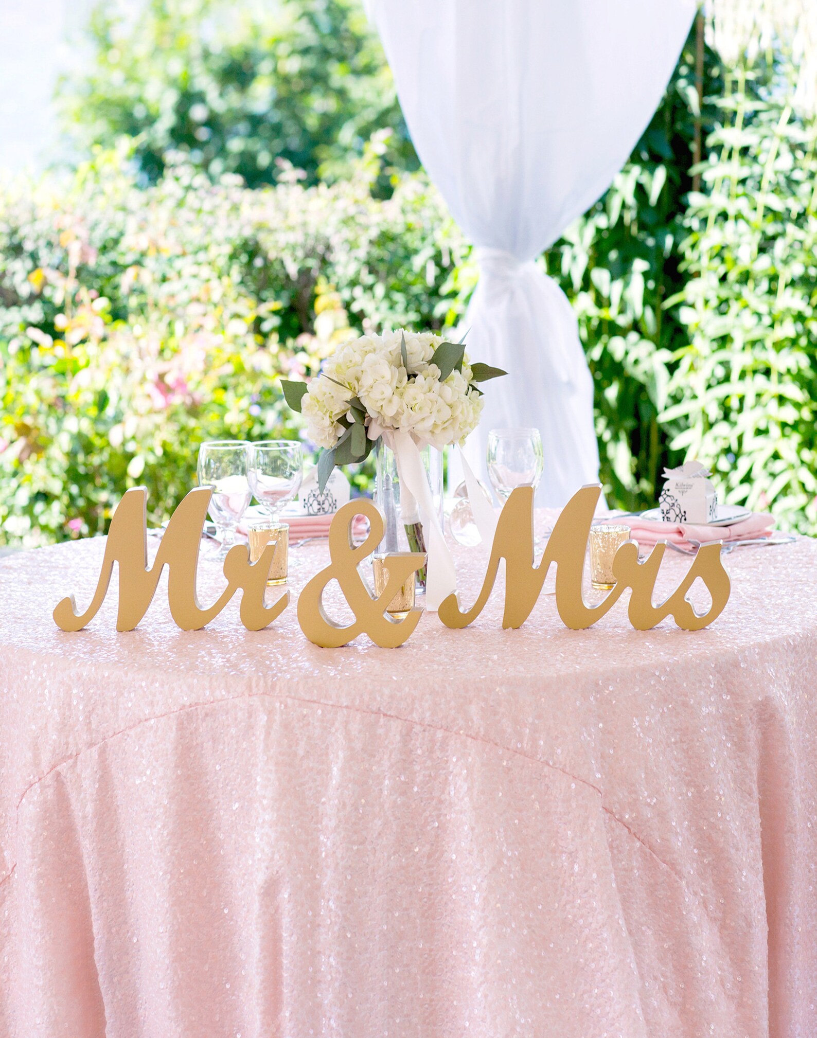 Gold Mr and Mrs Wedding Signs Table Signs for Wedding Table - Etsy
