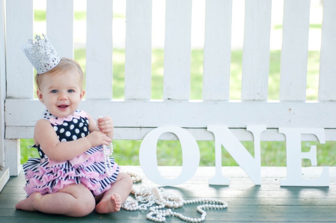ONE Sign First Birthday Sign in Glitter - Wooden ONE Letters First ...