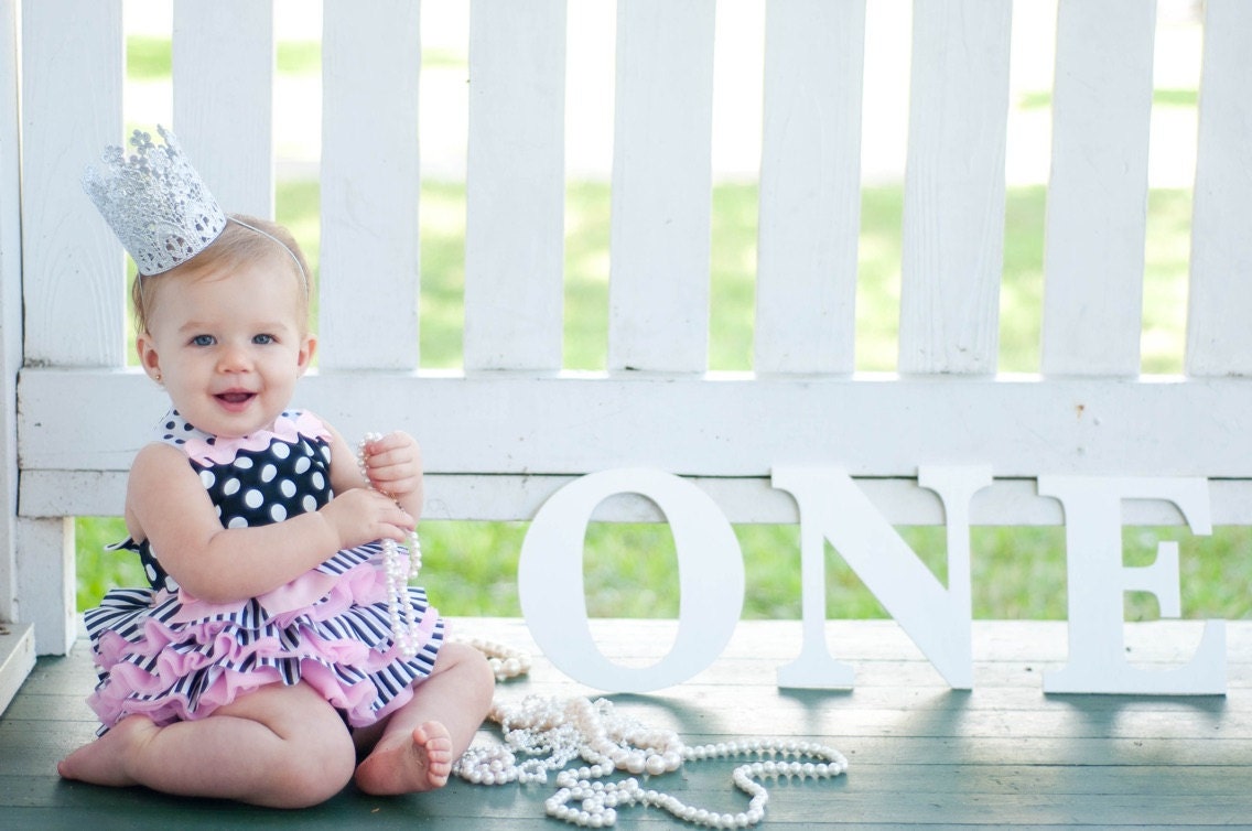 ONE Sign First Birthday Sign in Glitter Wooden ONE Letters - Etsy