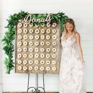 Donut Wall Sign for Wedding or Party Decor Dessert Table, Donut Sign ...