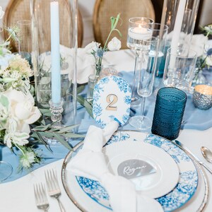 Wedding Toile Table Numbers Wedding French Party Event Decor ...