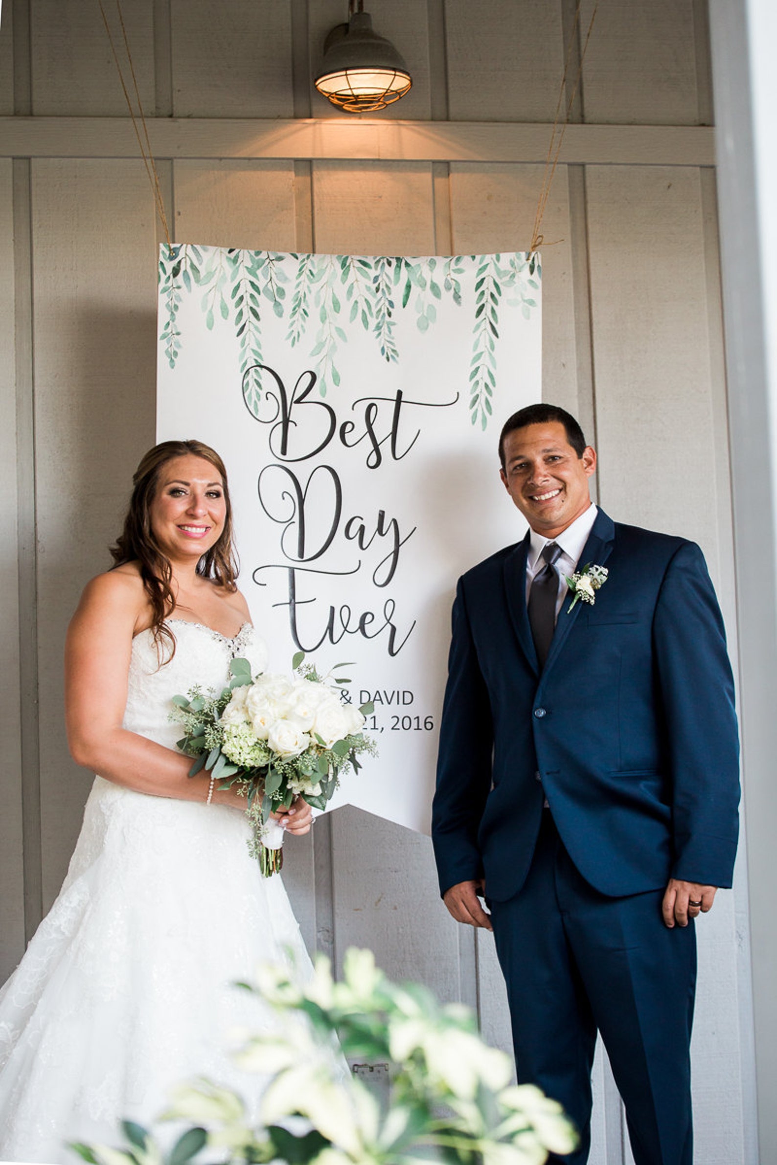 Wedding Backdrop Sign Banner Decor Personalized Names Hanging - Etsy UK