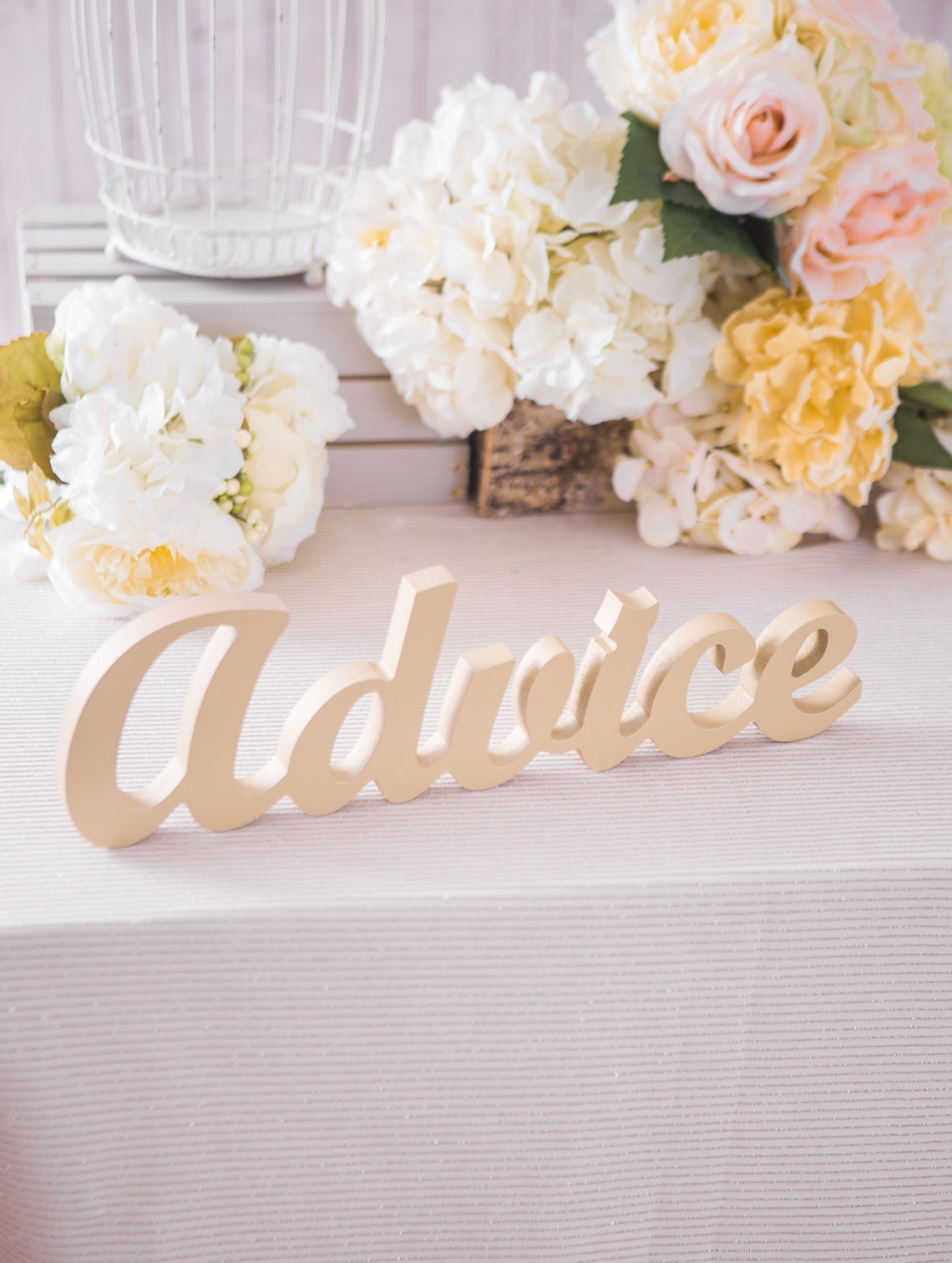 Table Sign for Wedding Advice Table or Favor Table Decor - Etsy