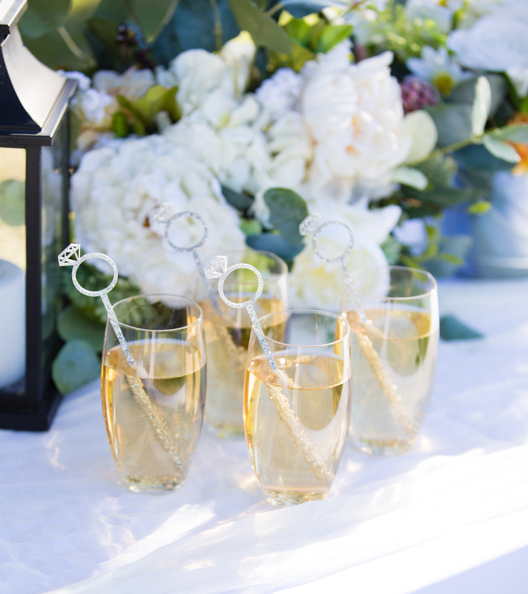 Diamond Ring Stir Sticks Engagement Bridal Shower - Etsy