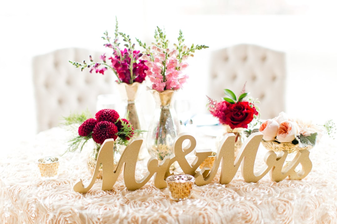 Mr and mrs wedding props store