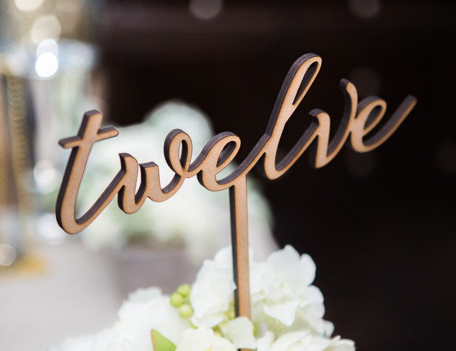 Table Numbers Table Numbers Wedding on Sticks Extra Tall - Etsy