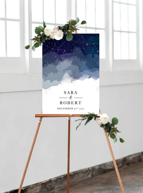 Constellation themed wedding | Honestweddingadvice.com