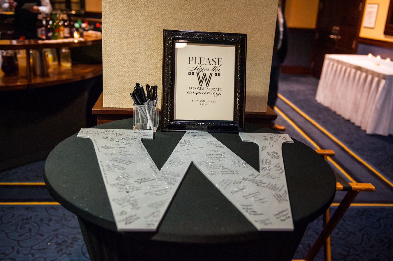 Wedding Monogram Guest Book Letter Sign 22 Large Wooden Letter for ...