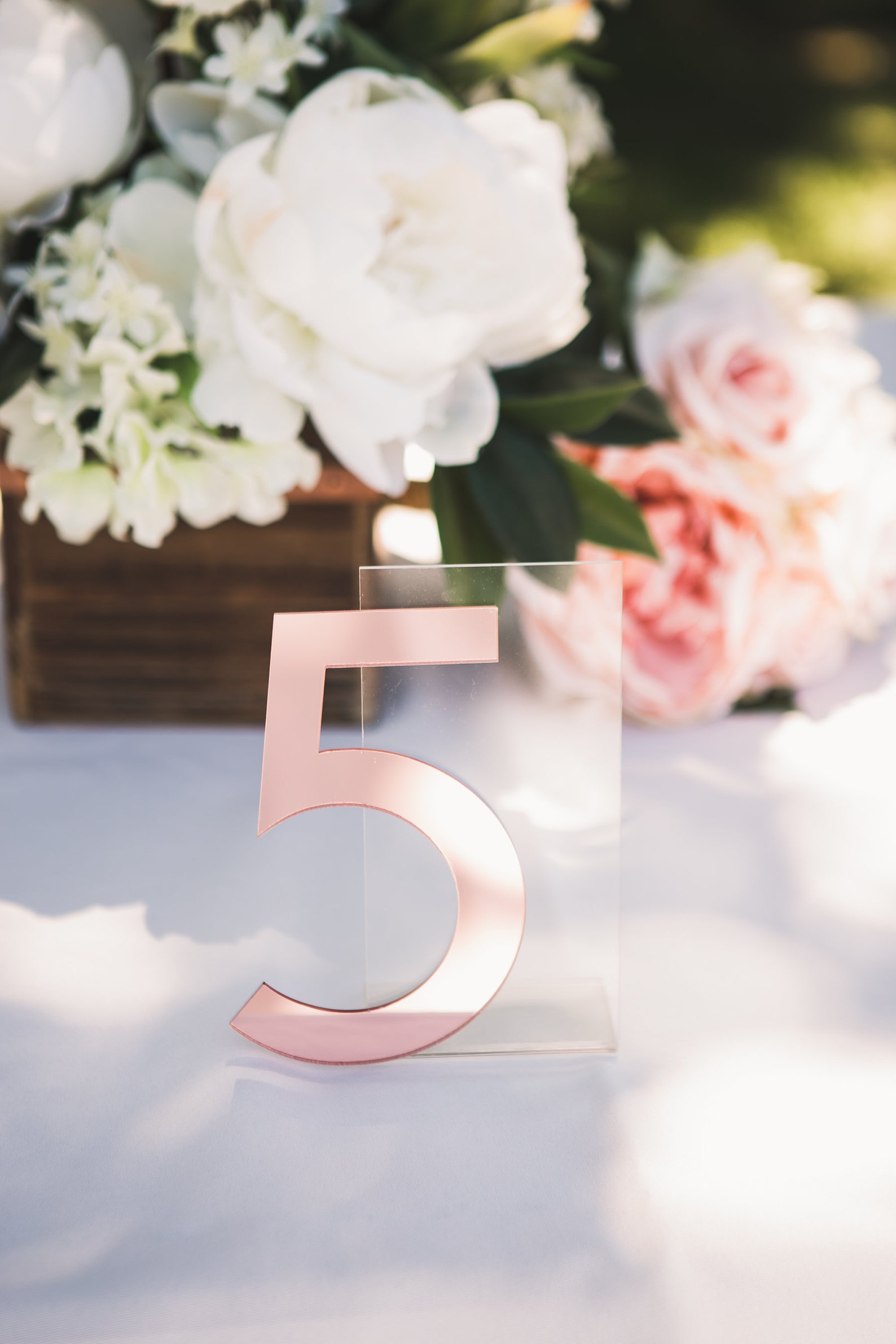 Wedding NEW Mirror Table Numbers Weddings and Events Clear - Etsy