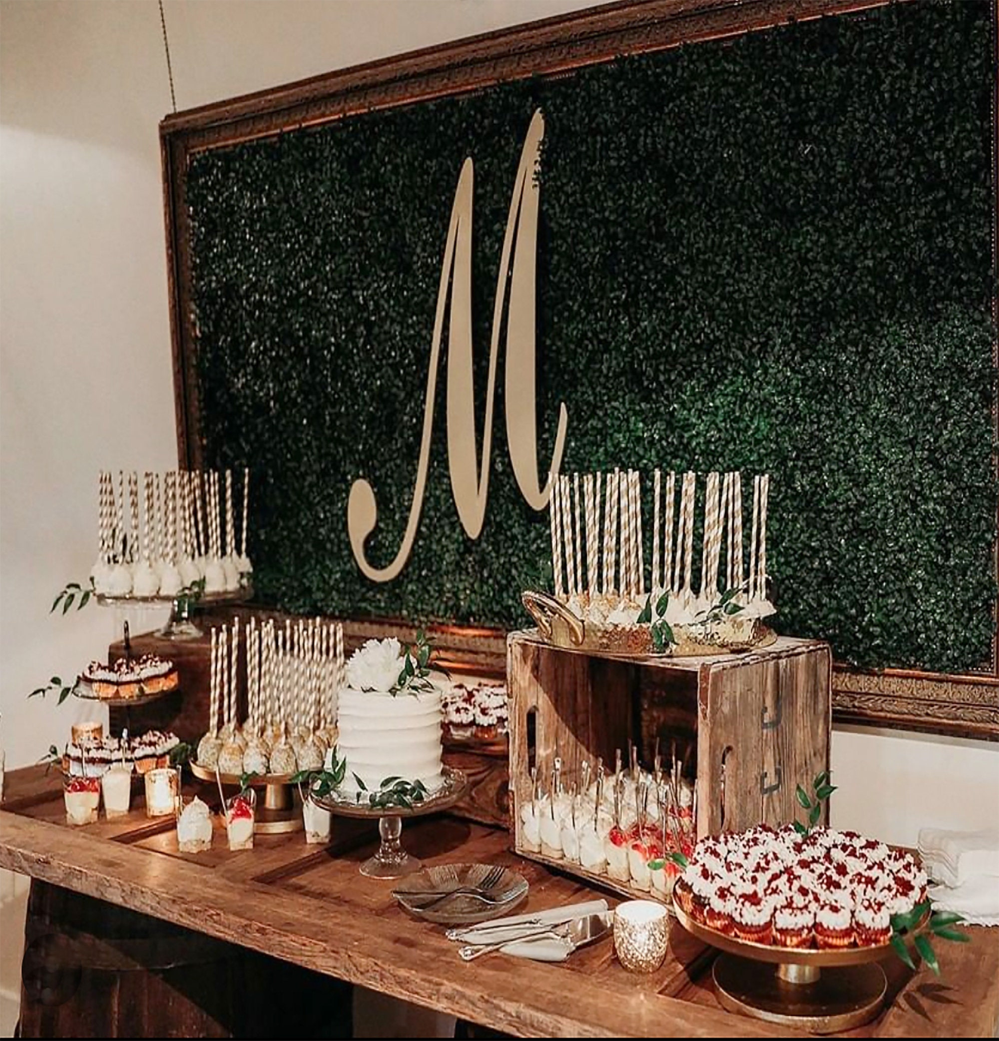 Large Letter for Wedding Party or Home Decor Hanging Letter | Etsy