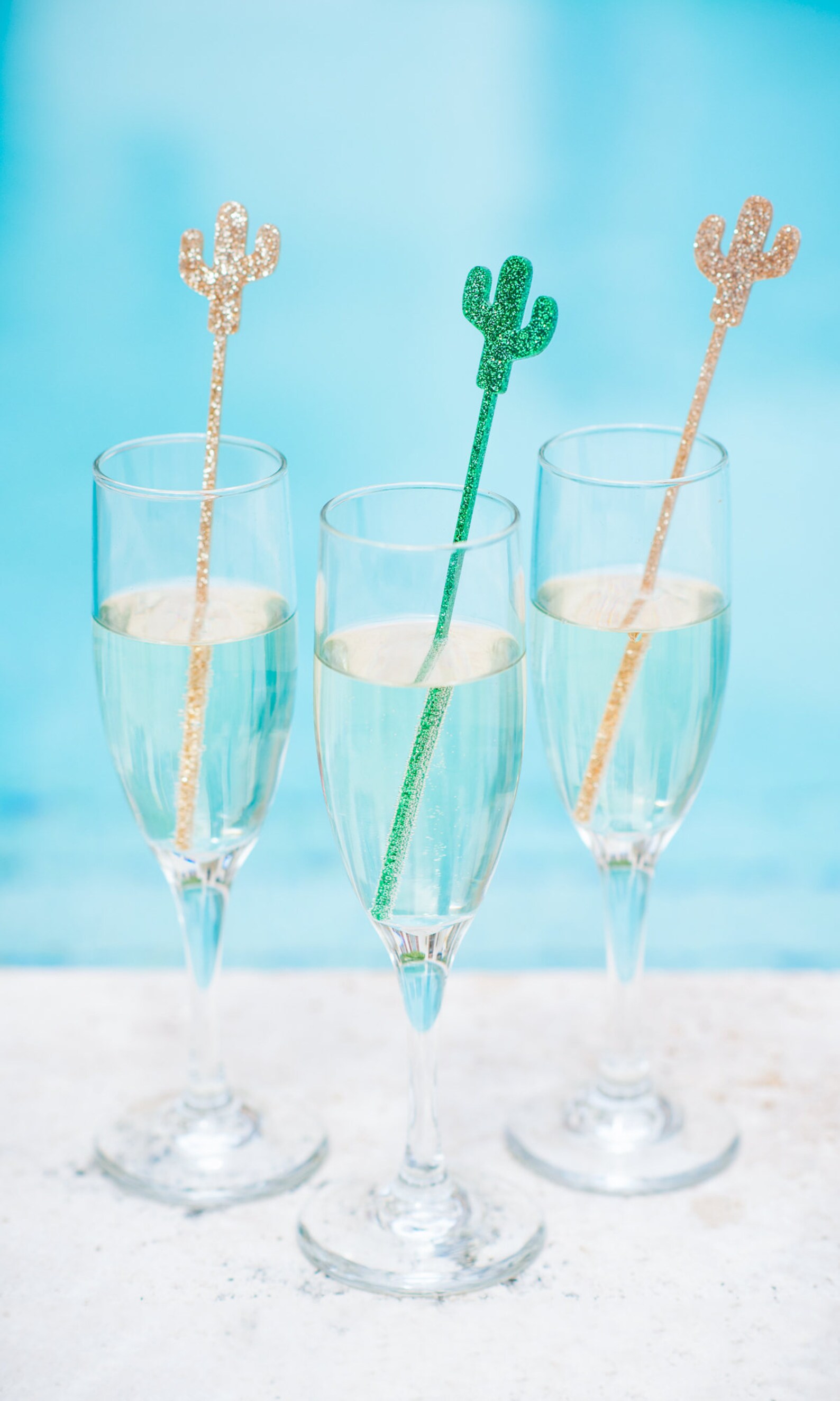 Cactus Party Stir Sticks, Bachelorette Bridal Shower Fiesta Party Drink ...