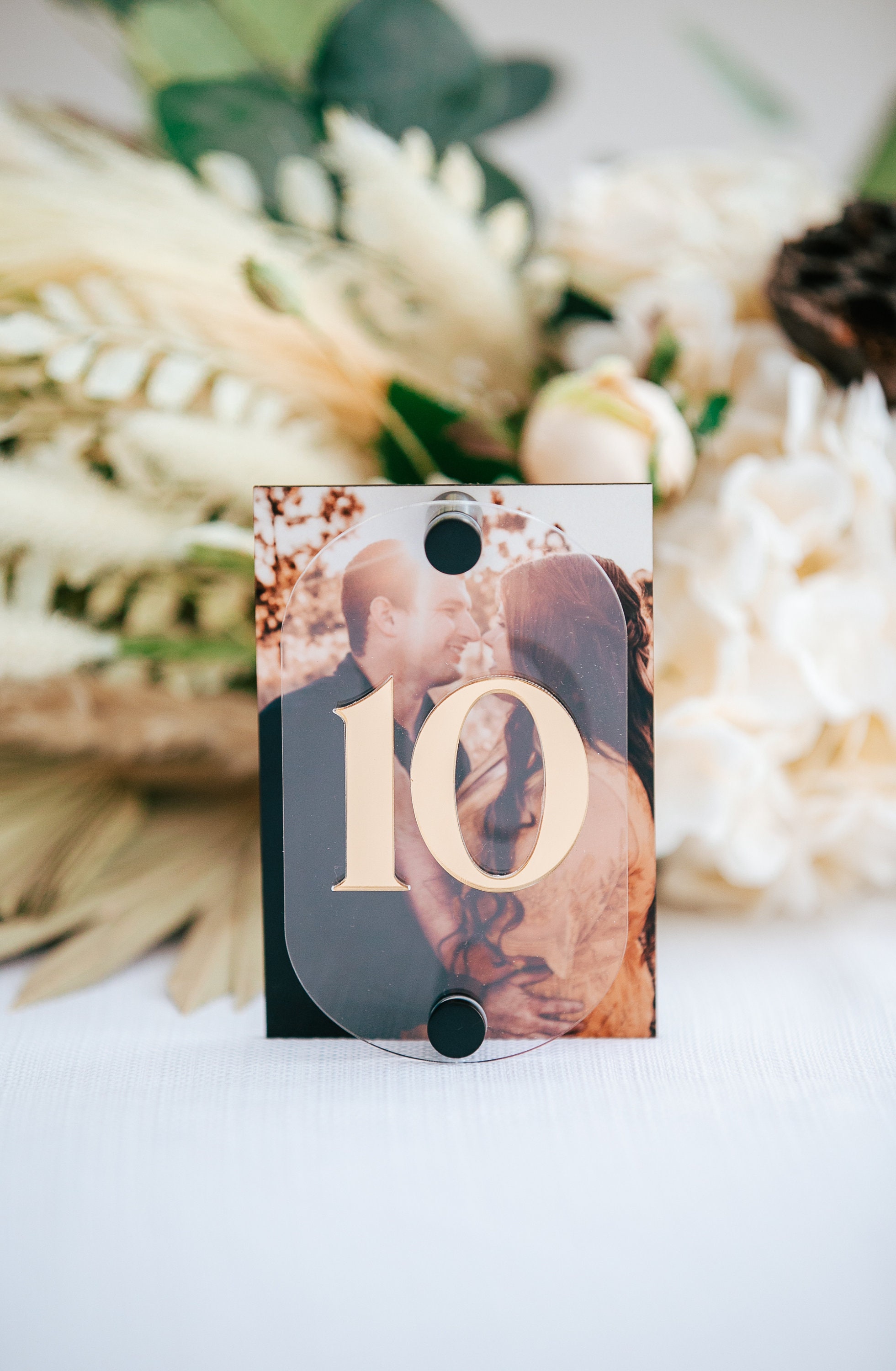 Wedding Table Numbers Custom Photo Wedding Modern Party Event - Etsy