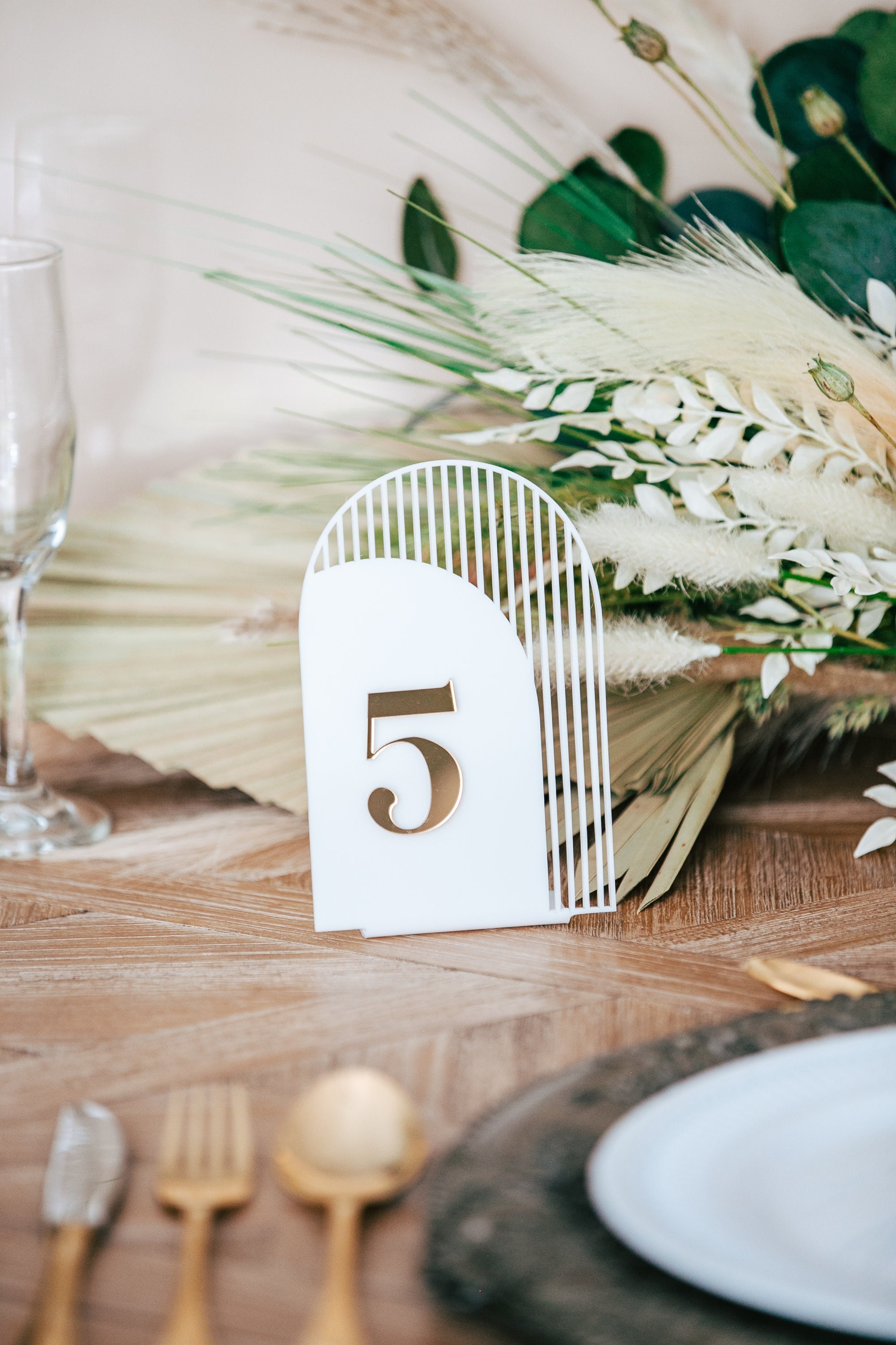 Wedding Arch Table Numbers Wedding Midcentury Modern Party - Etsy
