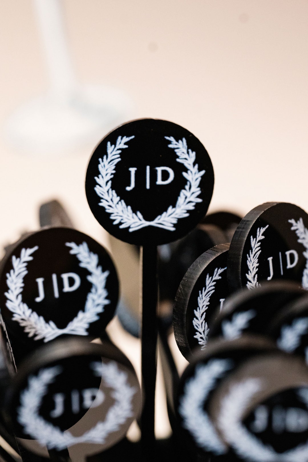 Wedding Stir Sticks With Logo Wedding Bar Decor Cocktail Swizzle Sticks ...