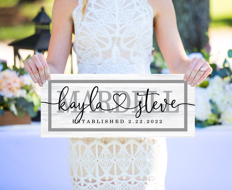 Personalized Wedding Sign Welcome Sign or Wedding Gift for | Etsy