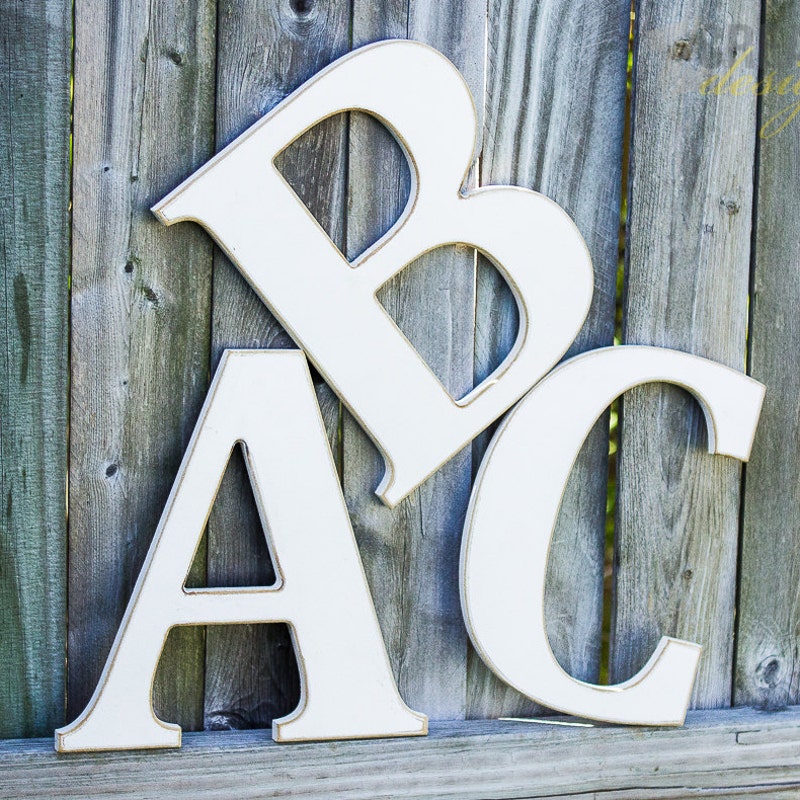 Large Wooden Letter - Etsy