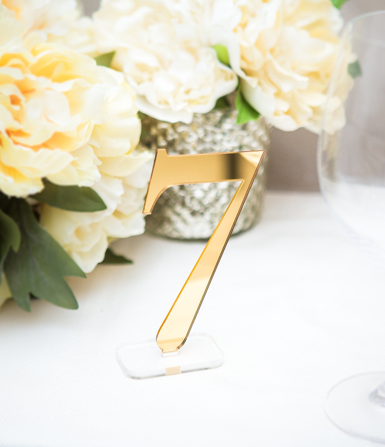 Table Numbers Table Numbers Wedding Party or Event Rose Gold - Etsy