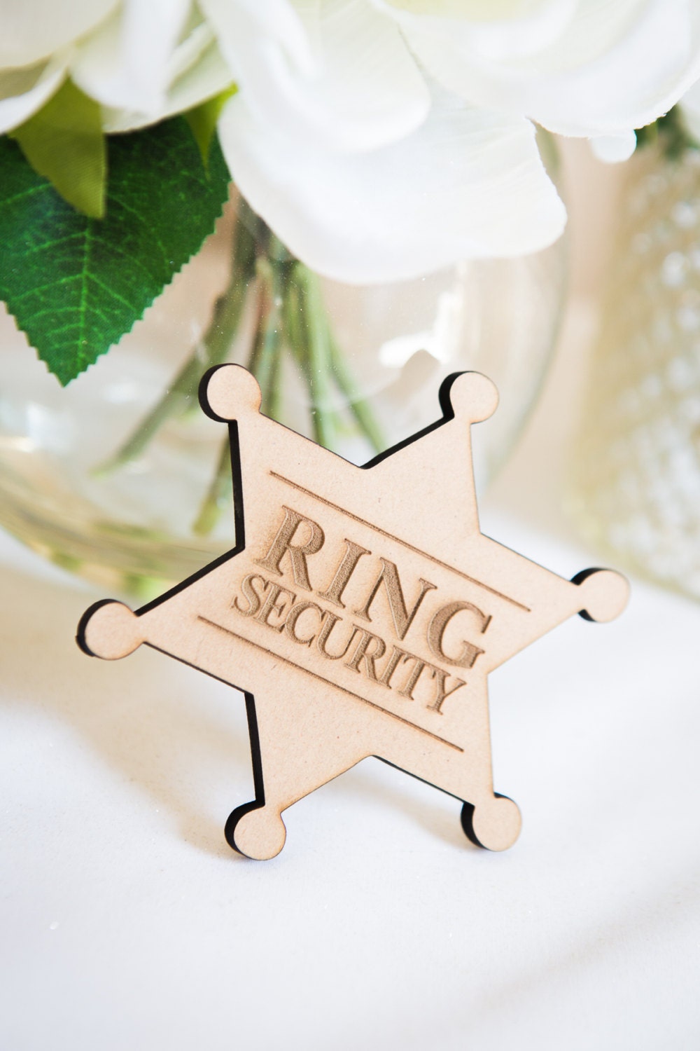 Ringer Bearer Gift Ring Security Badge Pin for Ring Bearer at - Etsy