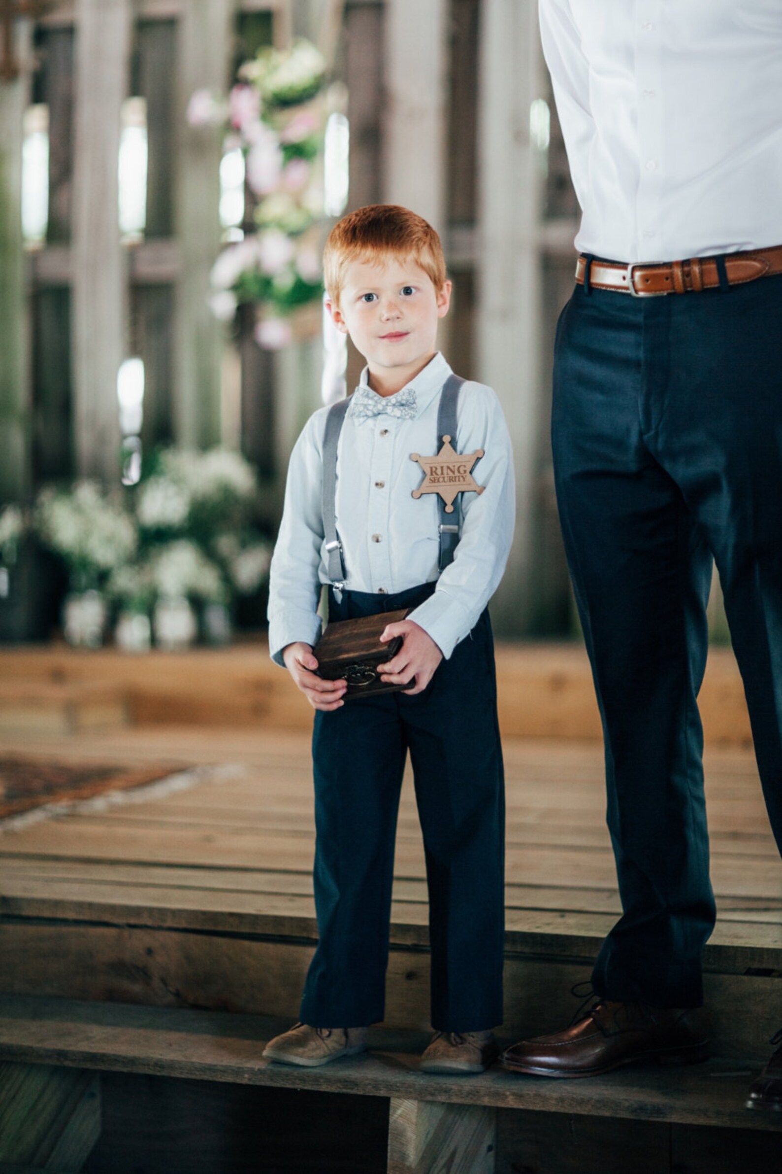 Ringer Bearer Gift Ring Security Badge Pin for Ring Bearer at - Etsy