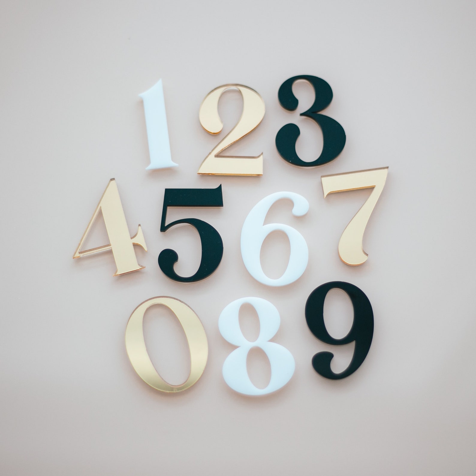 Wedding Acrylic Numbers Wedding Table Numbers or Crafts - Etsy