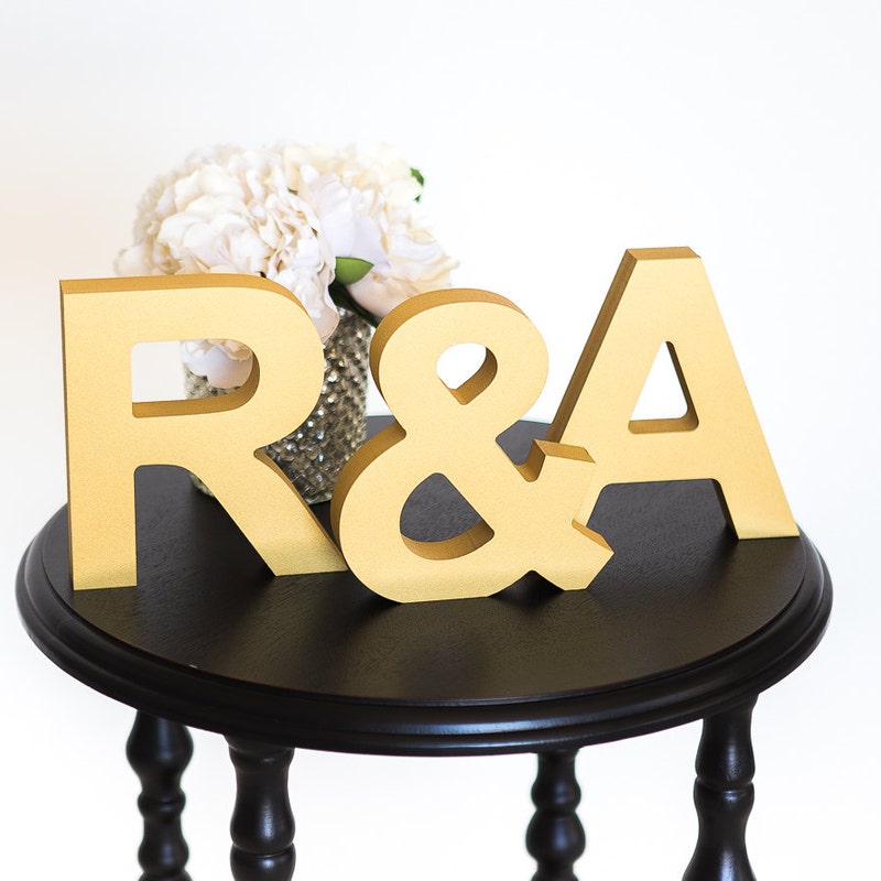 Letter Centerpieces - Etsy
