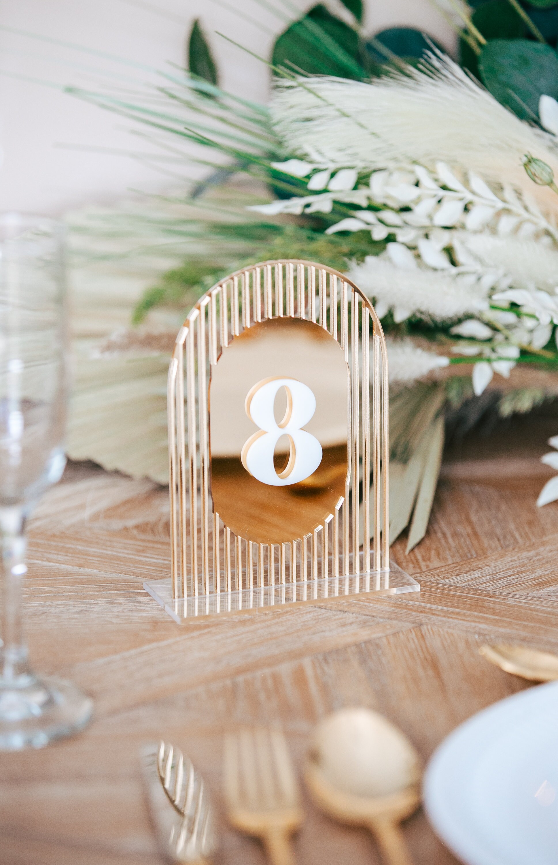Wedding Midcentury Arch Table Numbers Wedding Modern Party - Etsy