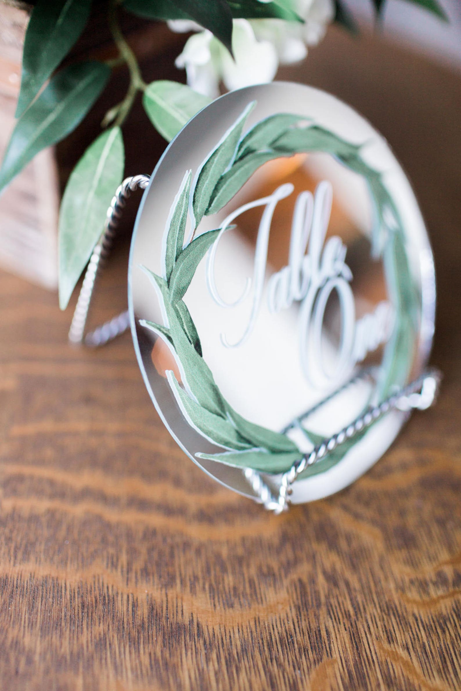 Table Numbers Mirror Table Numbers Wedding Table Centerpiece - Etsy