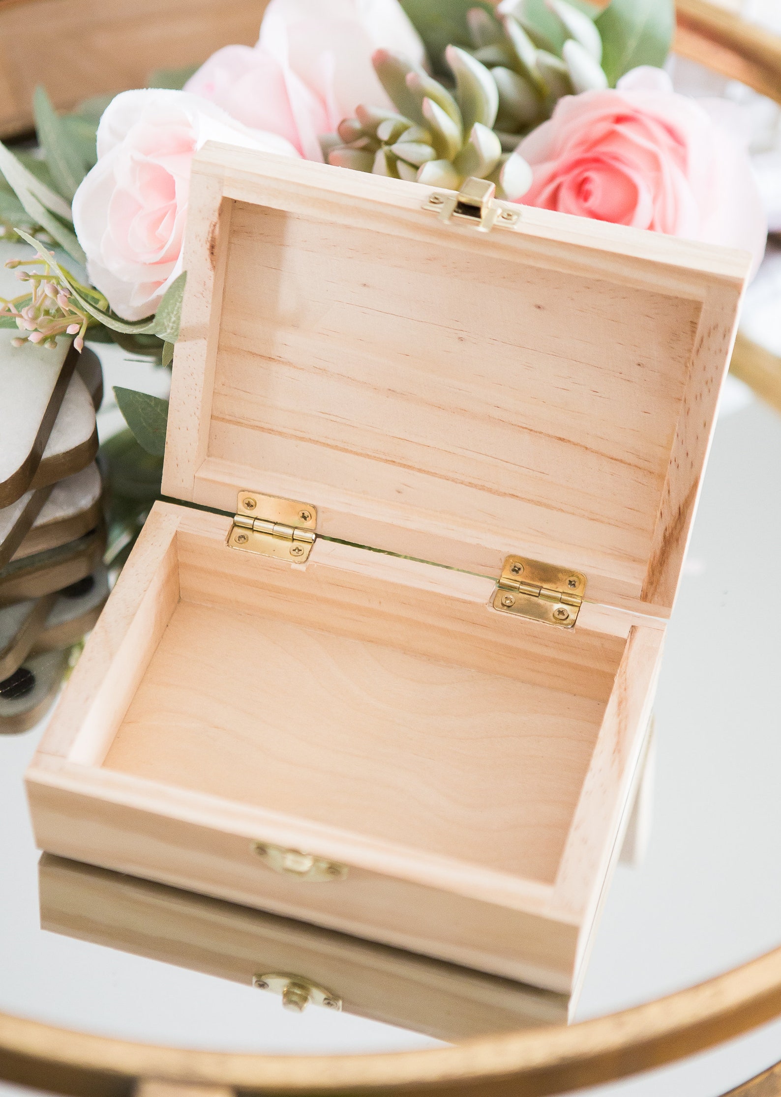 Girls Jewelry Box Bridesmaid Gift Box or Flower Girls Jewelry Box ...
