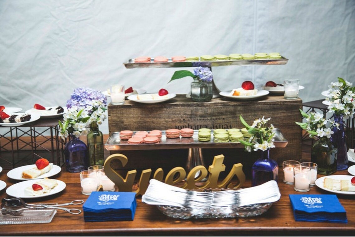 Sweets Table Sign for Wedding Dessert Table or Cake Table - Etsy