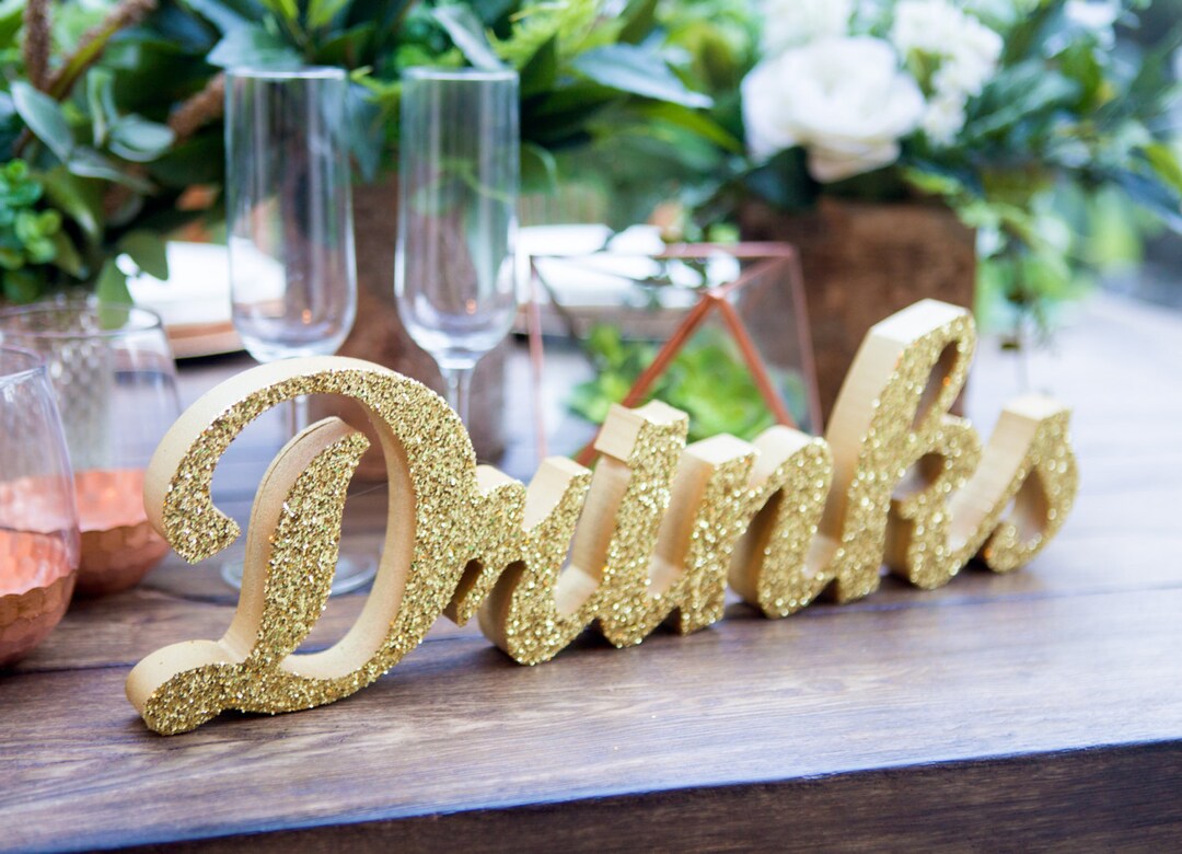 Drinks Table Sign for Wedding Table or Party Decor, Wedding Party Bar ...