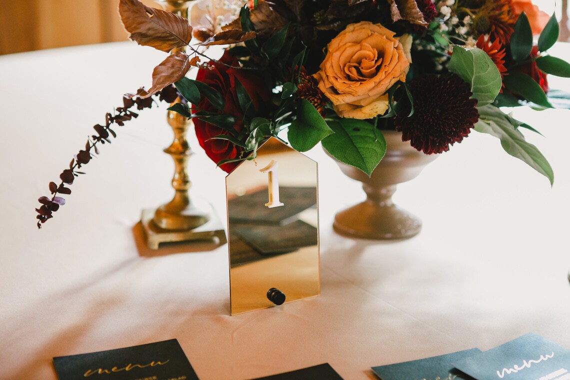 Wedding Modern Table Numbers Wedding Modern Party Event Decor - Etsy