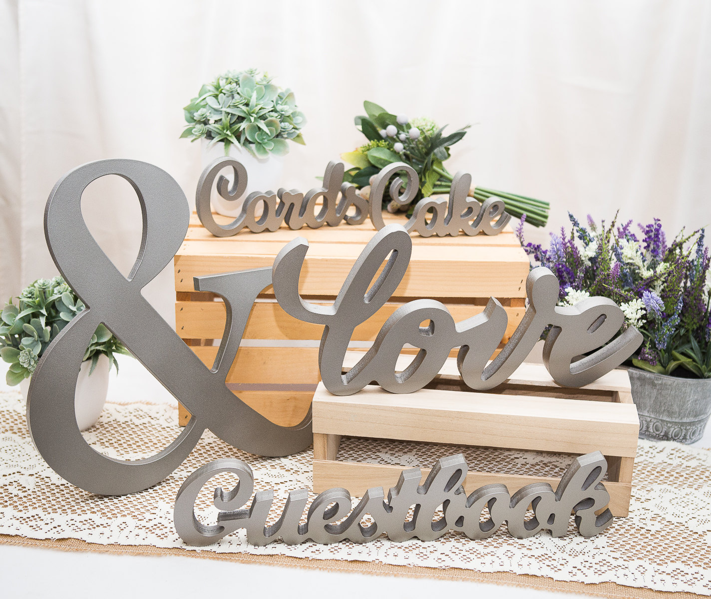 Wedding Sign Set Custom Wood Signs for Wedding Decor Signs | Etsy