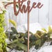 Standing Table Number Sticks Signs for Wedding & Party Table - Etsy