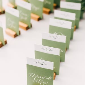 Place Card Holders Stands for Wedding Seating Names Small Place Card ...