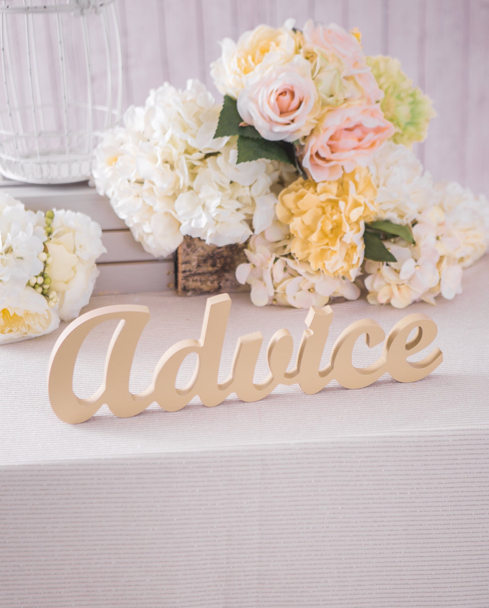 Table Sign for Wedding Advice Table or Favor Table Decor - Etsy