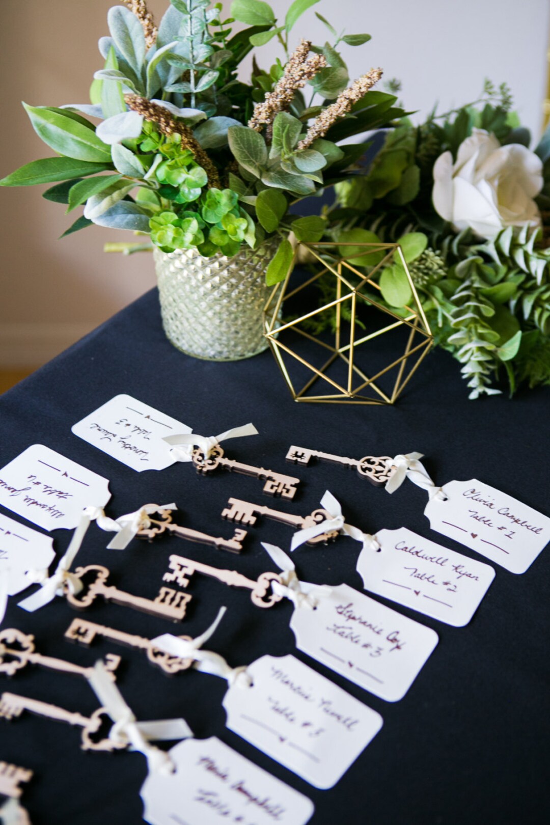 Wooden Skeleton Key Cutouts for Craft or Wedding Escort Card Accents ...