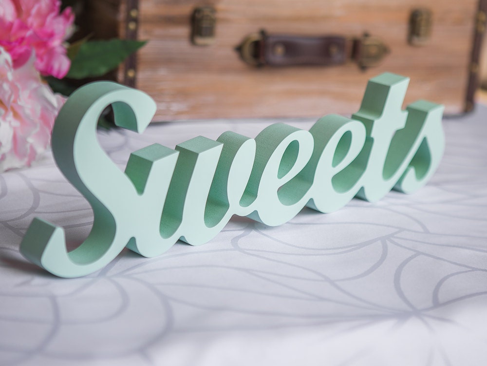 Sweets Table Sign for Wedding Dessert Table or Cake Table - Etsy