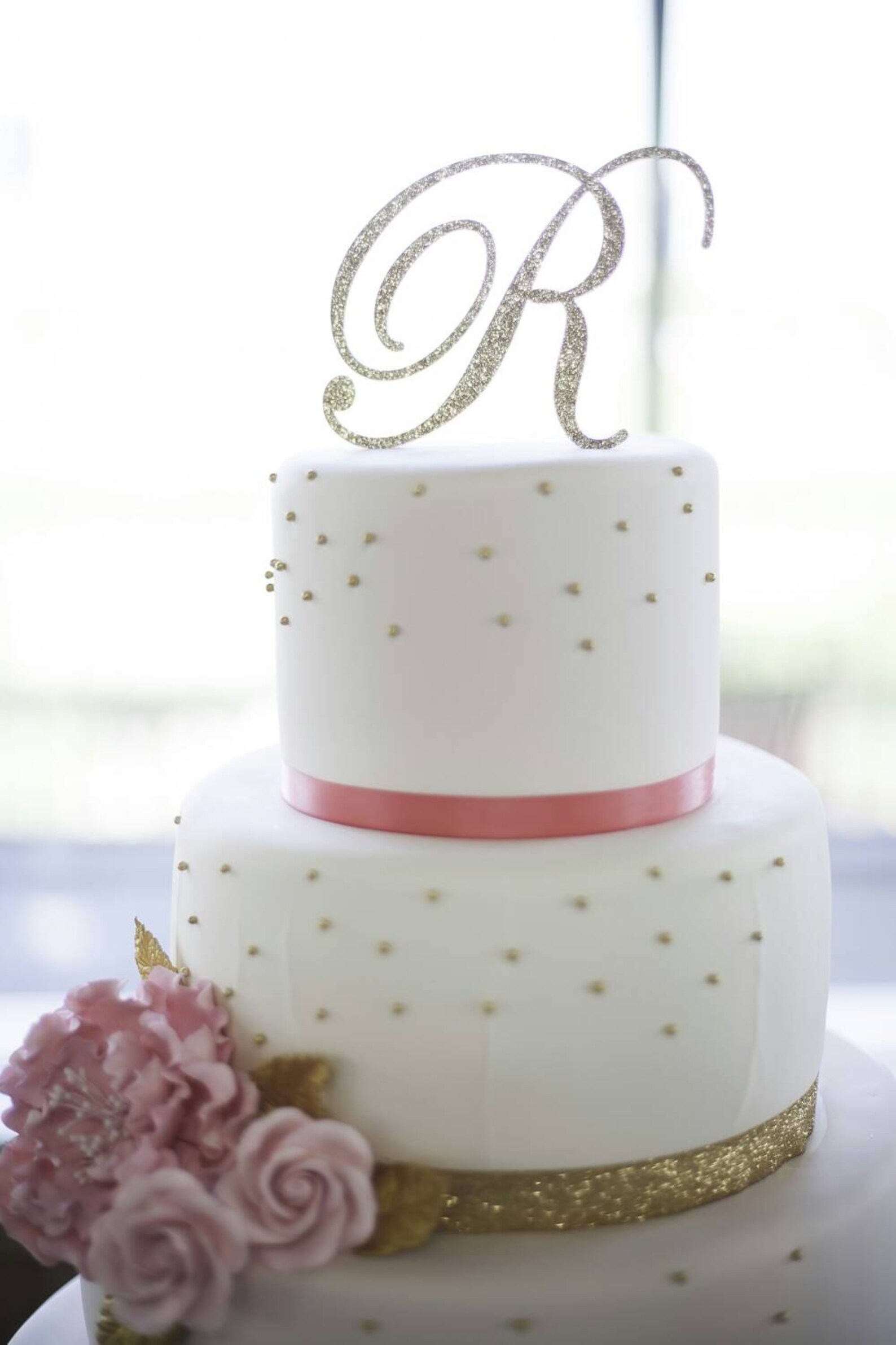 Cake Topper Letter Wedding Cake Topper Monogram Cake Topper - Etsy