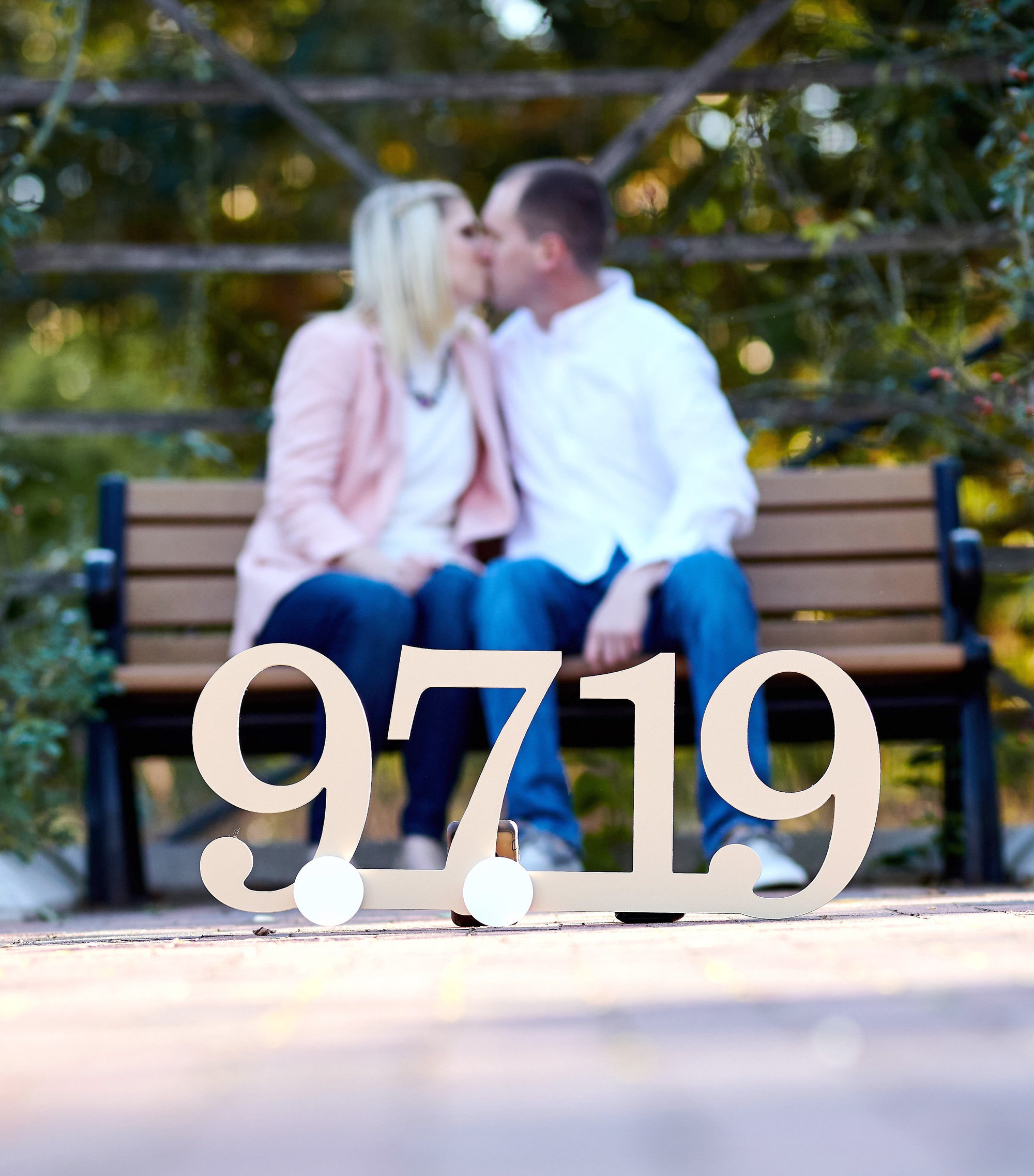 Large Wedding Date Sign as Photo Prop or Guest Book | Etsy