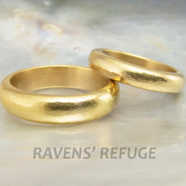 Rustic Wedding Band - Etsy