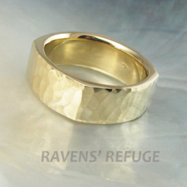 Square Wedding Band - Etsy