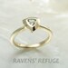 Natural Blue Sapphire Ring Denim Sapphire and 14k Solid - Etsy