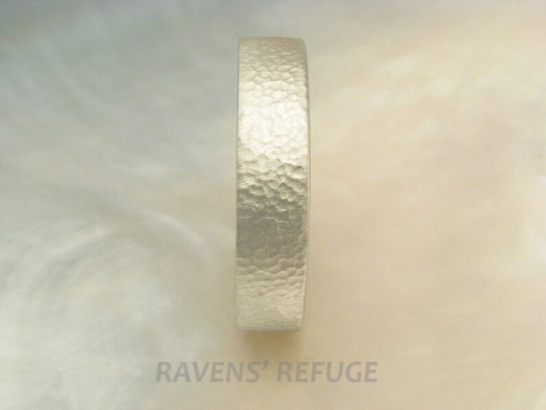 5mm Textured Matte Wedding Band Handmade Comfort Fit - Etsy