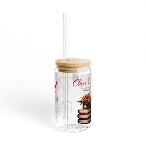Sipper Glass, Class of 2025 Graduation Congratulations Gift, College ...