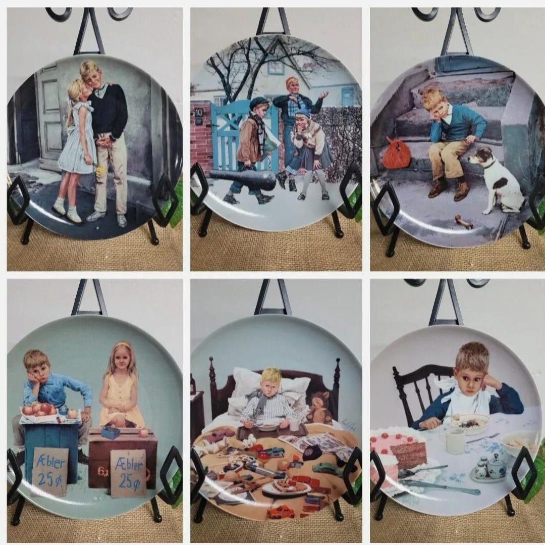 Kurt Ard Collectors Plates Set of 6 - Etsy