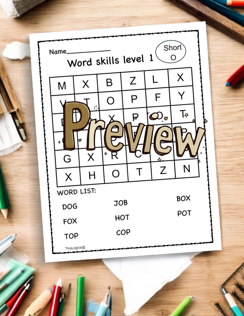5 Fun Learning Grammer Word Logic Skills Worksheets for Prek ...